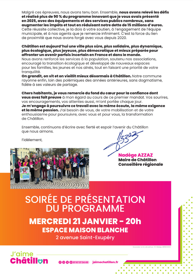Nadège Azzaz officiellement candidate à un second et dernier mandat : l ...